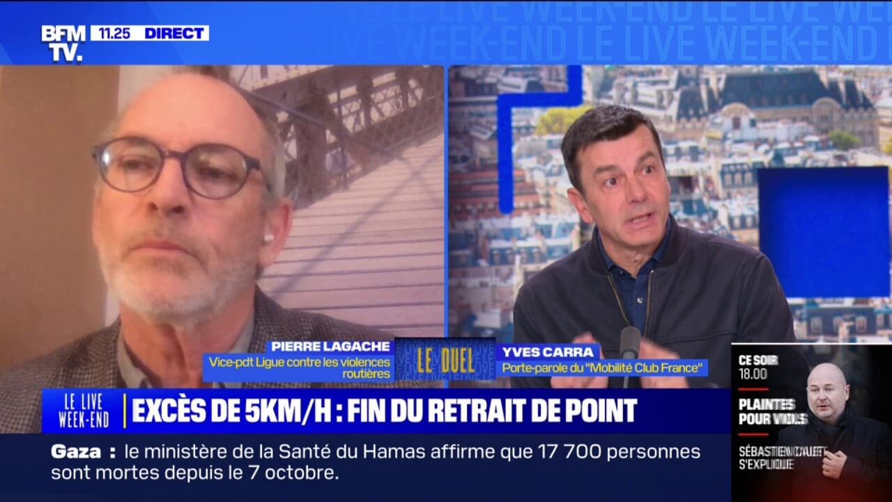 Le Duel Du Live Excès De Moins De 5 Km H La Fin Du Retrait De Point