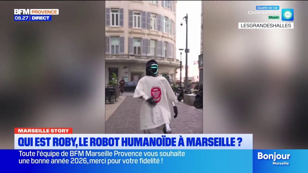 Qui est Roby, le robott humanoïde à Marseille