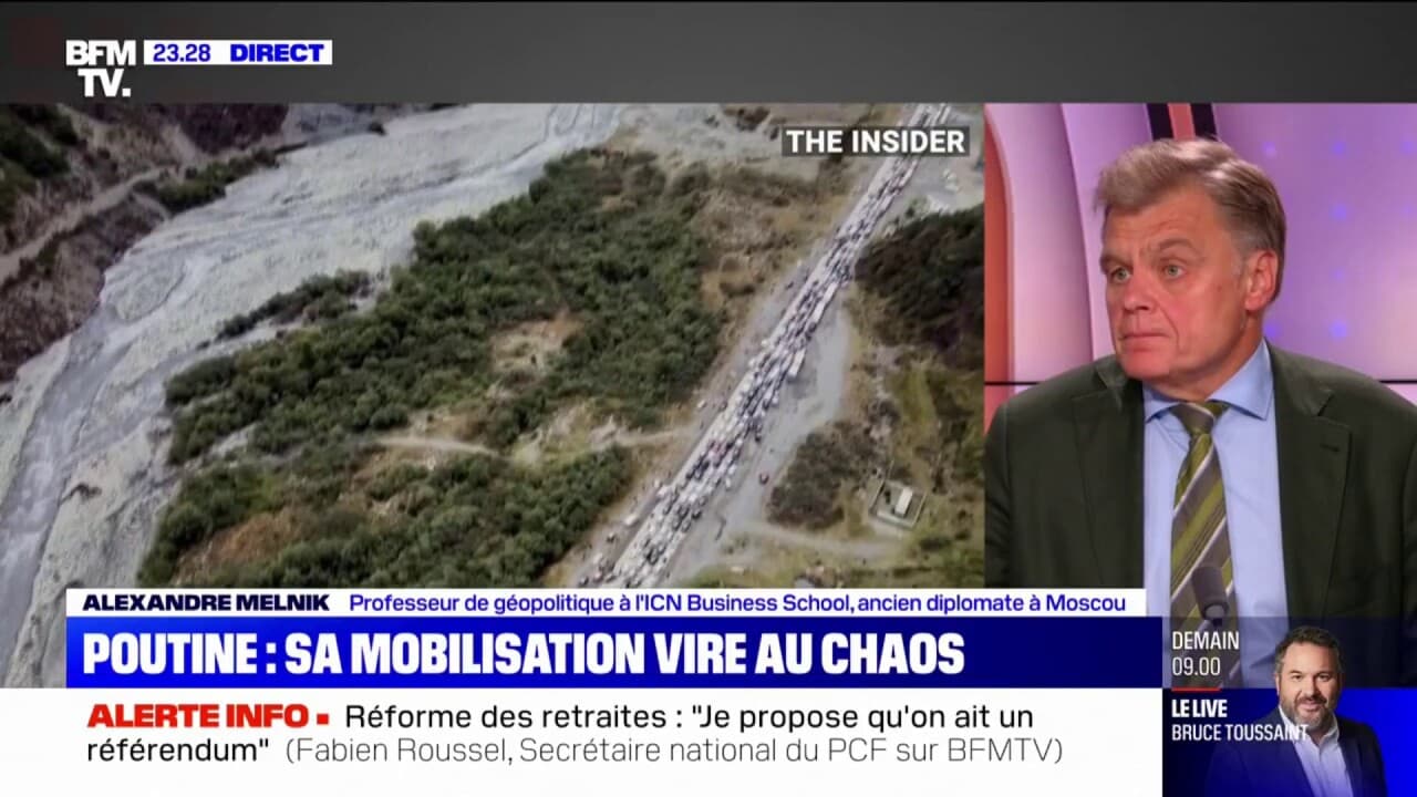 Alexandre Melnik: "Poutine essaye de sauver sa peau mais le sol se ...