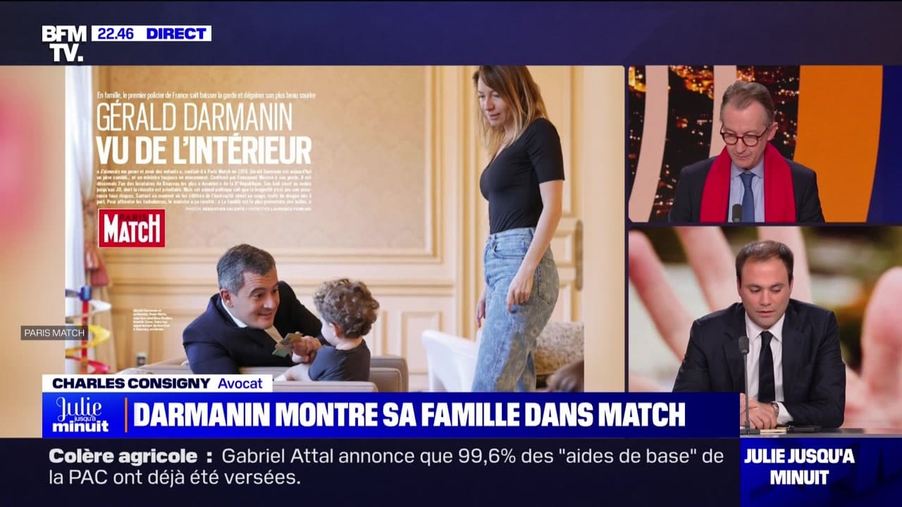 Darmanin montre sa famille dans Match - 22/02