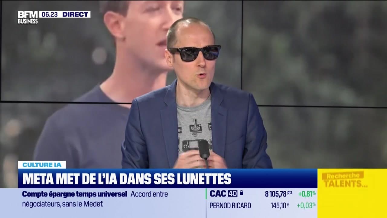 Culture IA : Meta met de l'IA dans ses lunettes, par Anthony Morel - 24/04