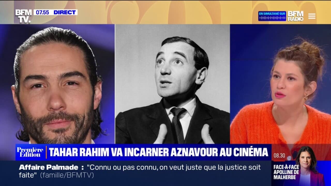 Tahar Rahim va incarner Charles Aznavour dans un biopic réalisé par ...