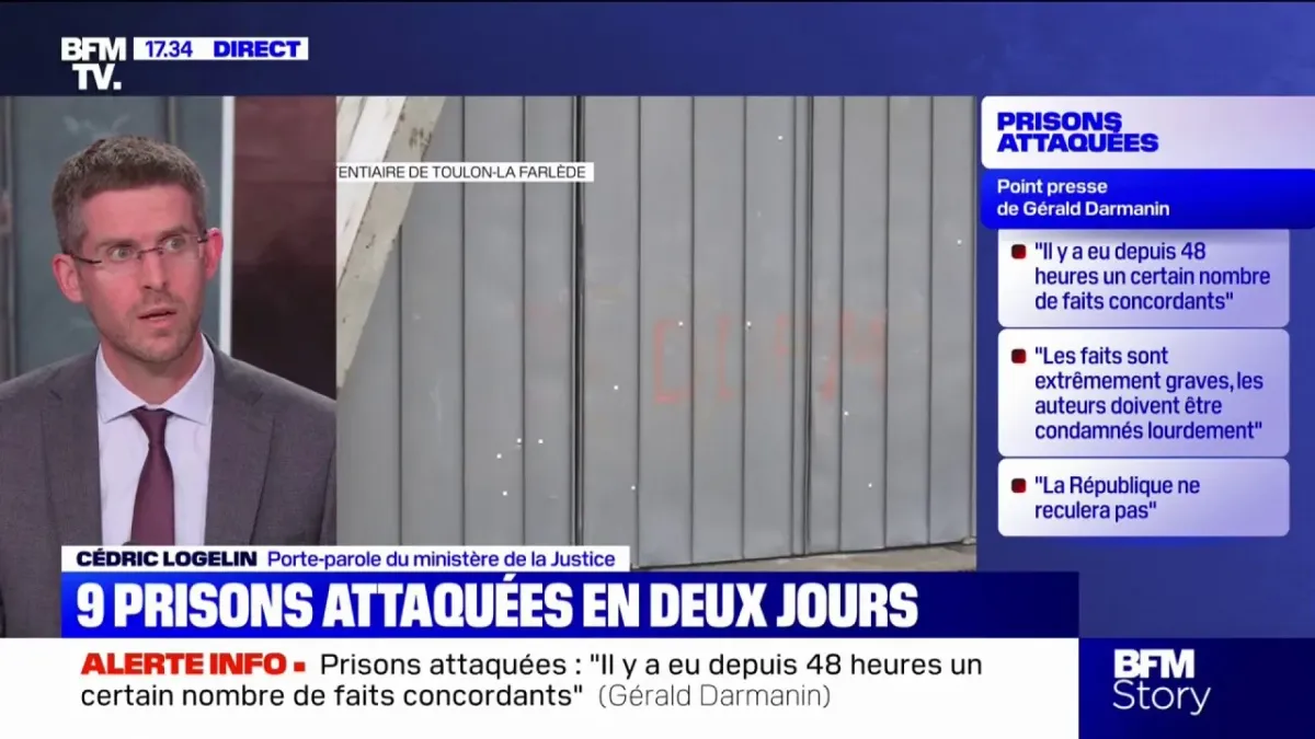 Attaques de prisons: "Quand on s'en prend à des agents pénitentiaires ...