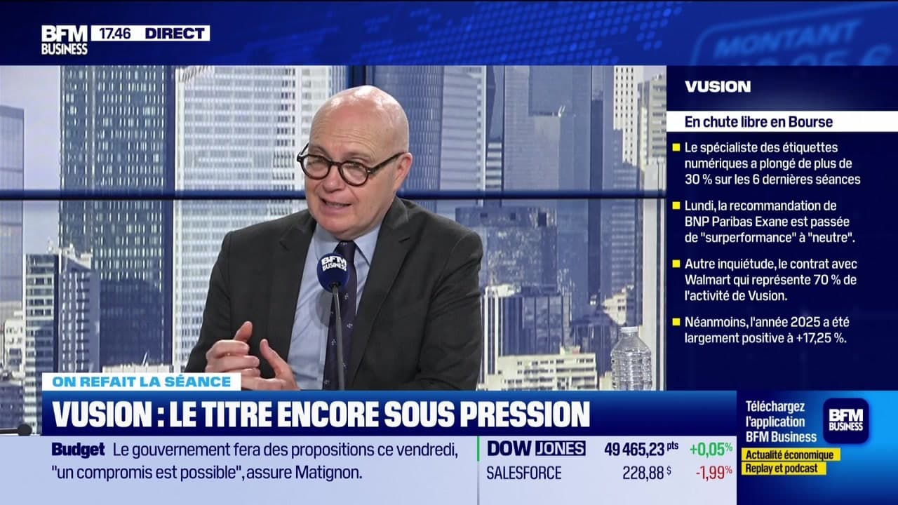 On refait la séance : "Vusion perd 30% en une semaine : le titre se ...