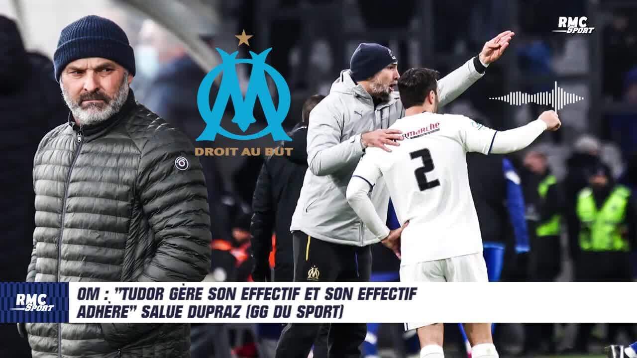 OM : "Tudor gère son effectif et son effectif adhère" salue Dupraz