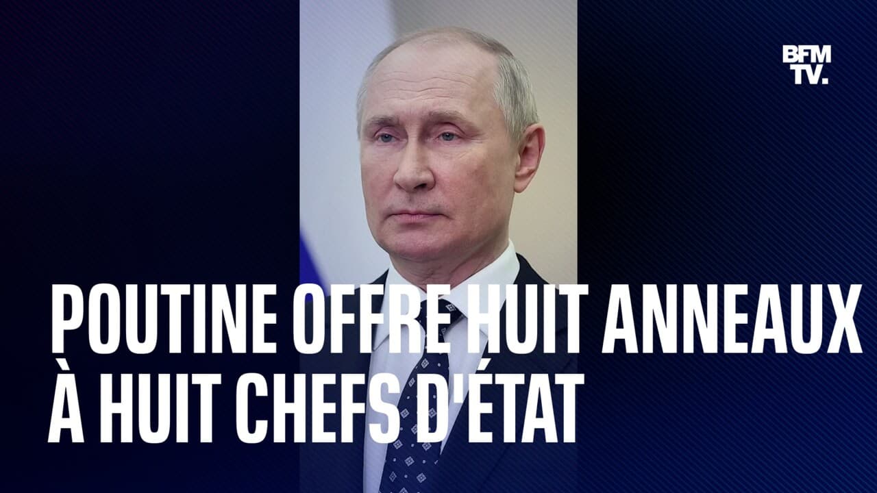 Huit anneaux pour huit chefs d'Etat : Vladimir Poutine rejoue "le ...