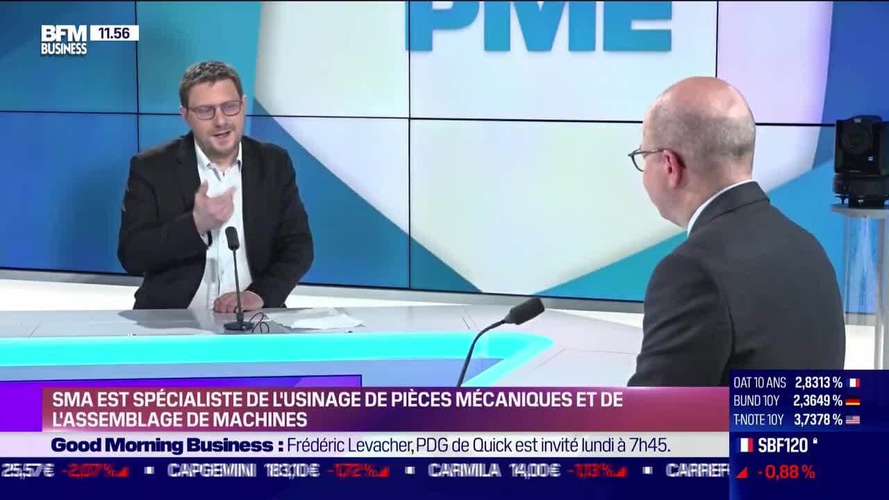 Sébastien Kurtz (SMA) : SMA est spécialiste de l'usinage de pièces ...
