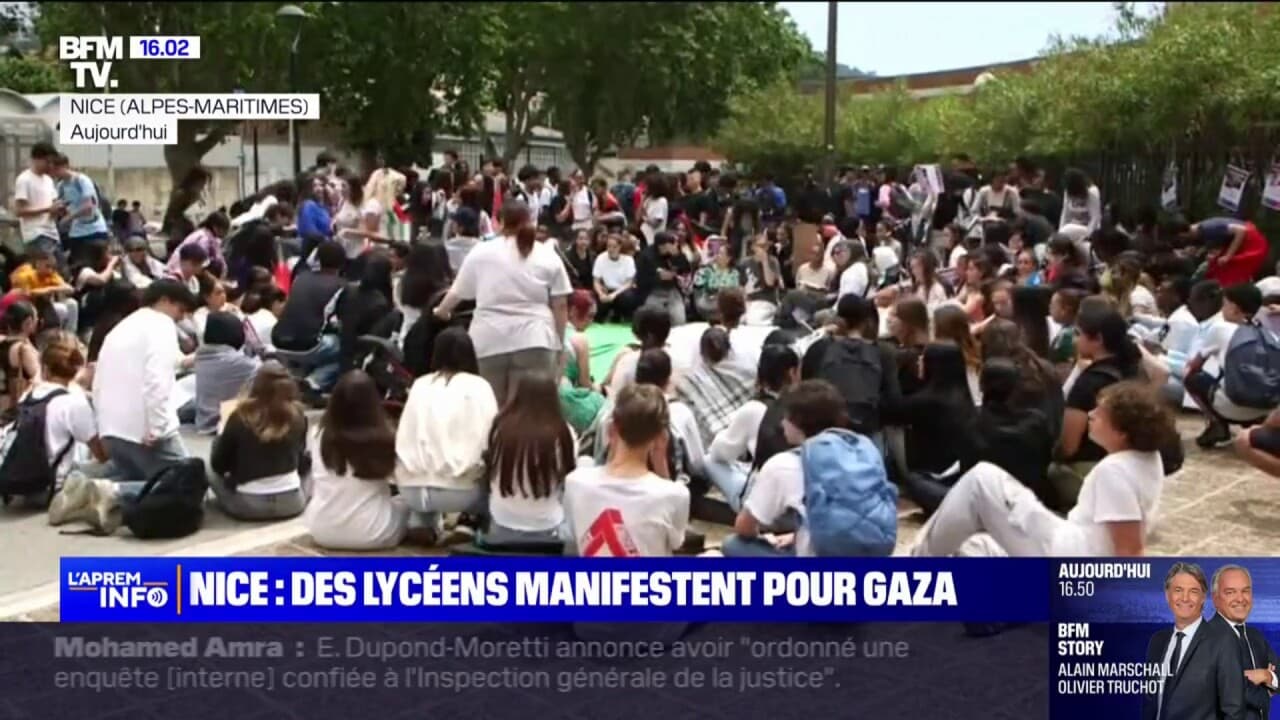"La Palestine souffre et on est tous spectateurs de ça": des lycéens ...