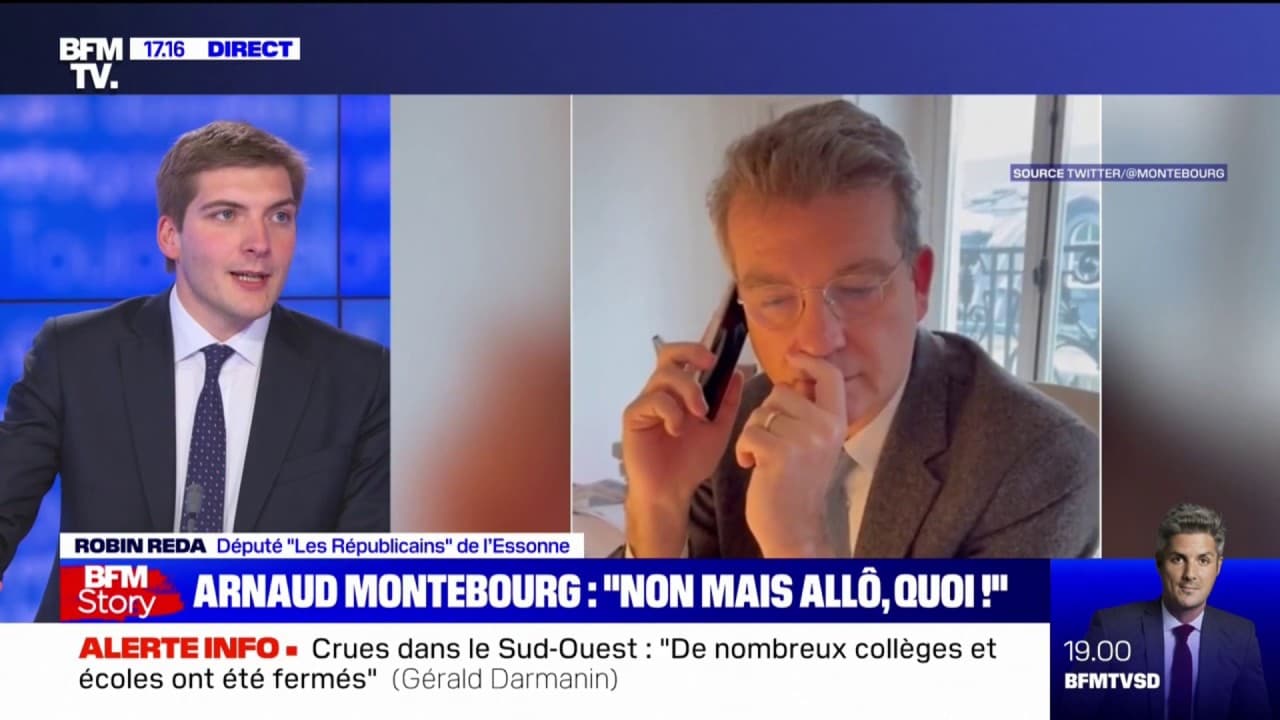 Robin Reda: "Manifestement pour Arnaud Montebourg et pour la gauche ...