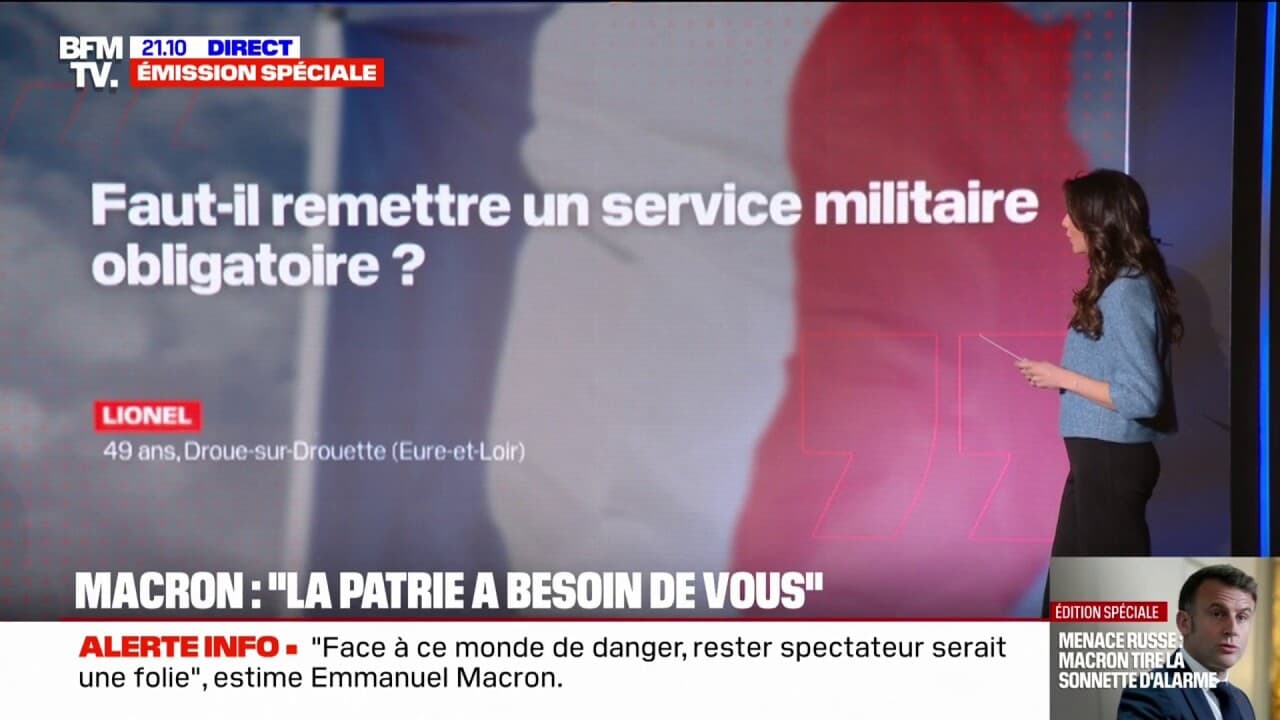 Faut-il remettre un service militaire obligatoire ? BFMTV répond à vos ...