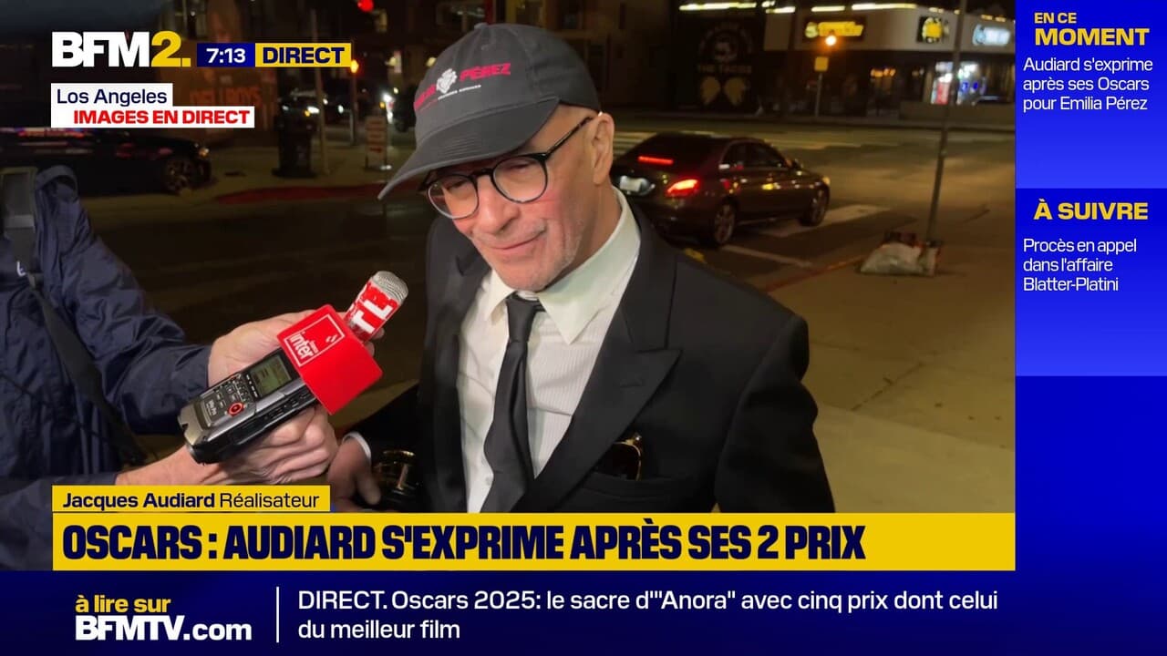 Jacques Audiard réagit après ses 2 Oscars pour Emilia Pérez