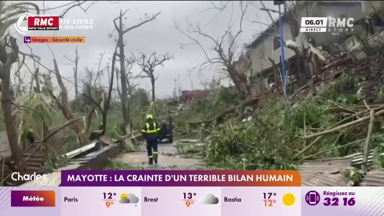 Mayotte: la crainte d'un terrible bilan humain