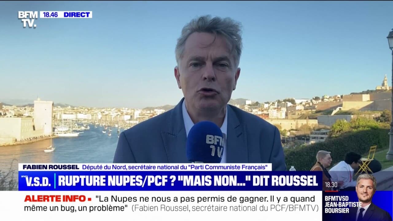 Fabien Roussel (PCF), à propos de la Nupes: "On a besoin de s'additionner et pas de marcher l'un ...