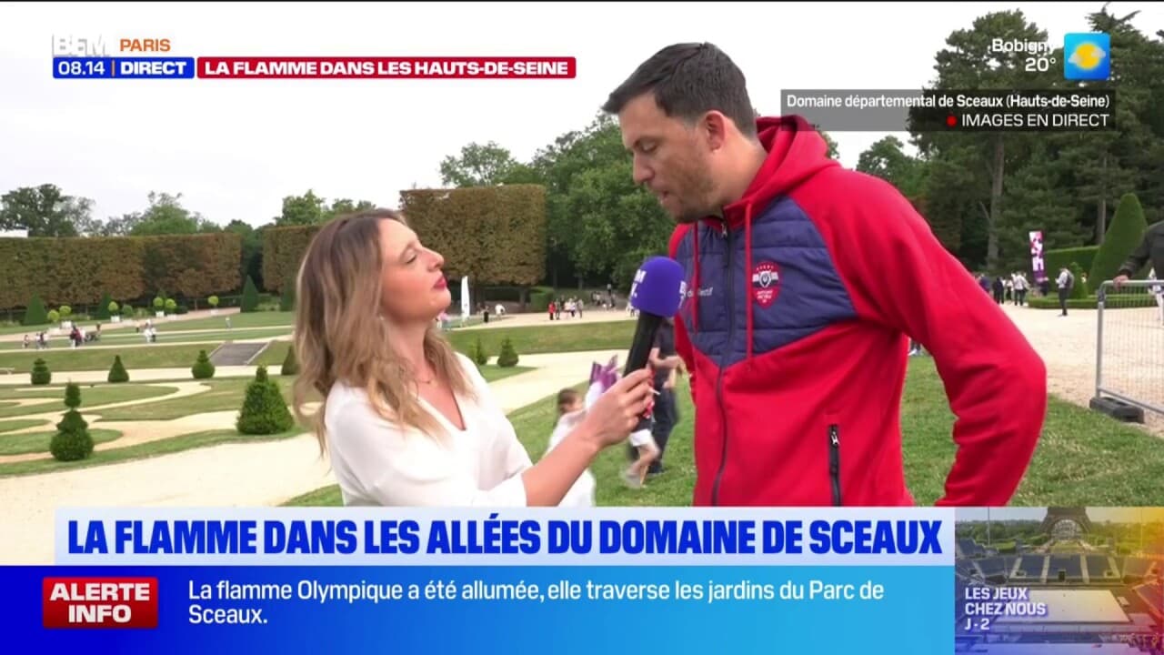 La flamme olympique dans les Hauts-de-Seine: le directeur sportif de l'Antony Metro 92 évoque sa ...