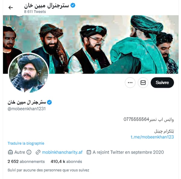 Les comptes de certains talibans obtiennent des certifications sur Twitter