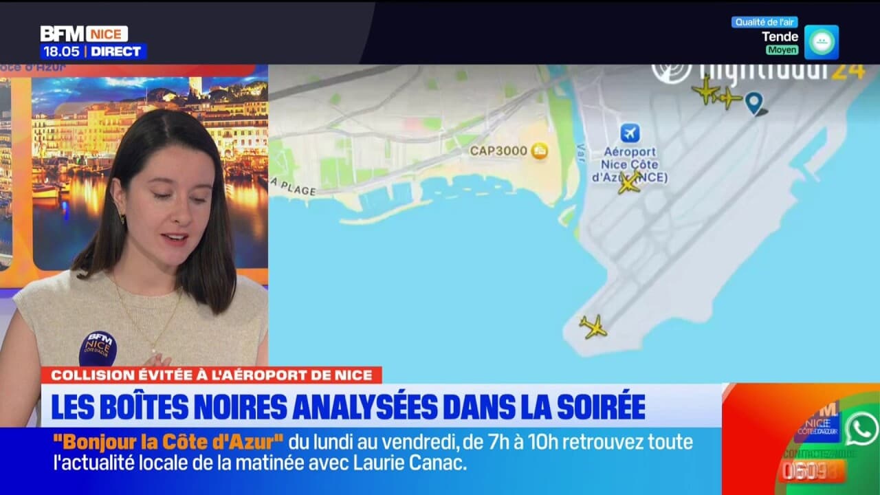 Collision évitée à l'aéroport de Nice : Les boites noires analysées ...