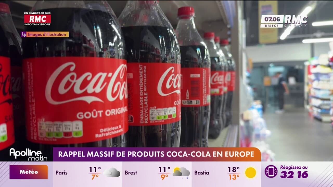 Rappel massif de produits Coca-Cola en Europe en raison d'une teneur ...