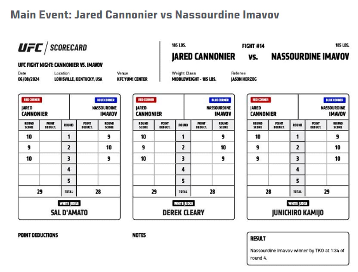 DIRECT. UFC: Imavov s'offre un magnifique succès contre Cannonier, et ...