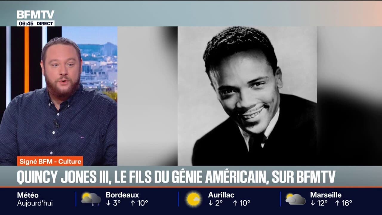 Quincy Jones III, le fils du célèbre producteur se confie à BFMTV à l ...