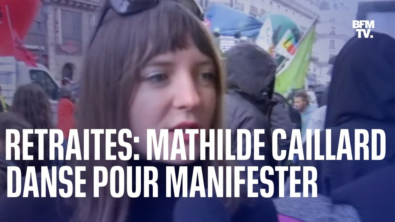 Retraites: Mathilde Caillard, membre du collectif Alternatiba Paris ...
