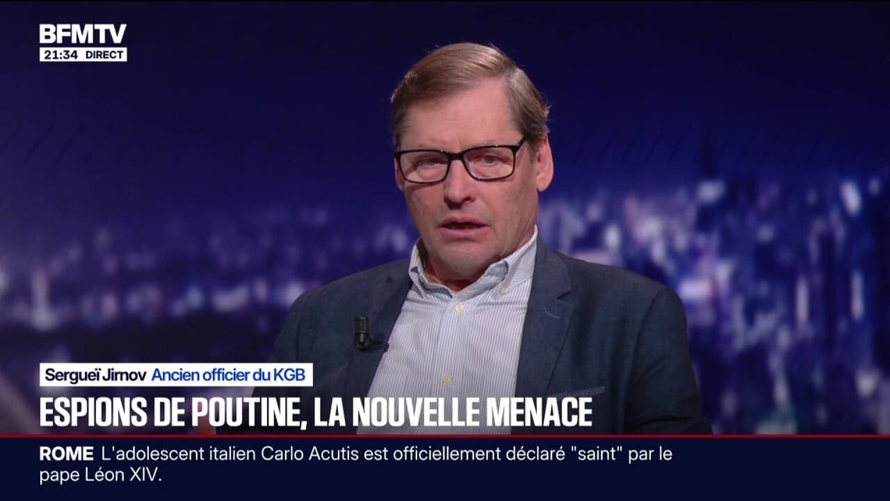 "Espions de Poutine, la nouvelle menace": Sergueï Jimov, ancien officier du KGB, raconte son ...