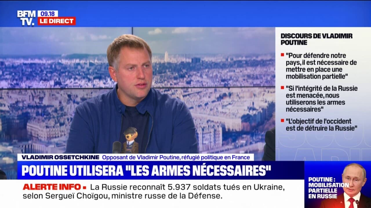 "J'ai vu un point rouge se déplacer dans ma direction": Vladimir ...