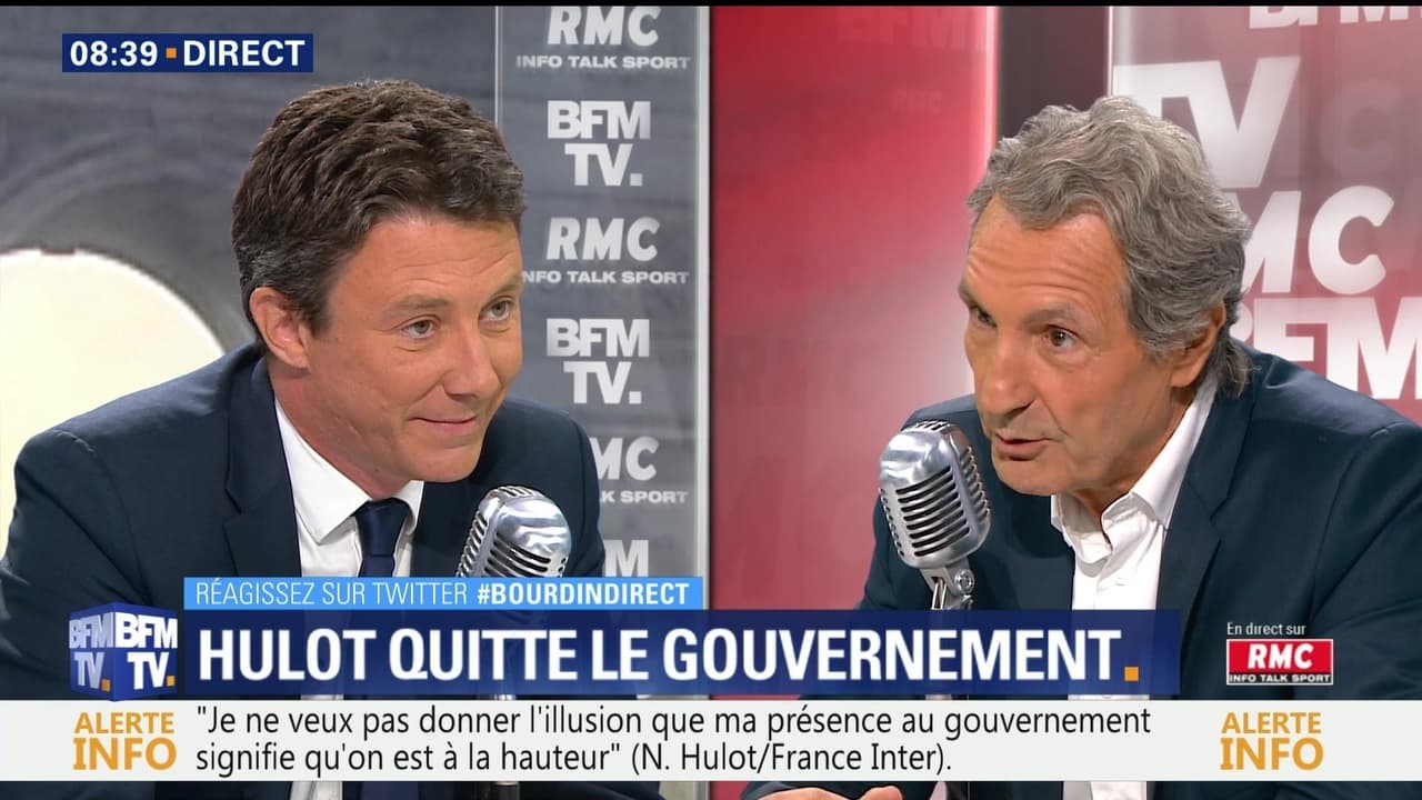 Benjamin Griveaux face à Jean-Jacques Bourdin en direct