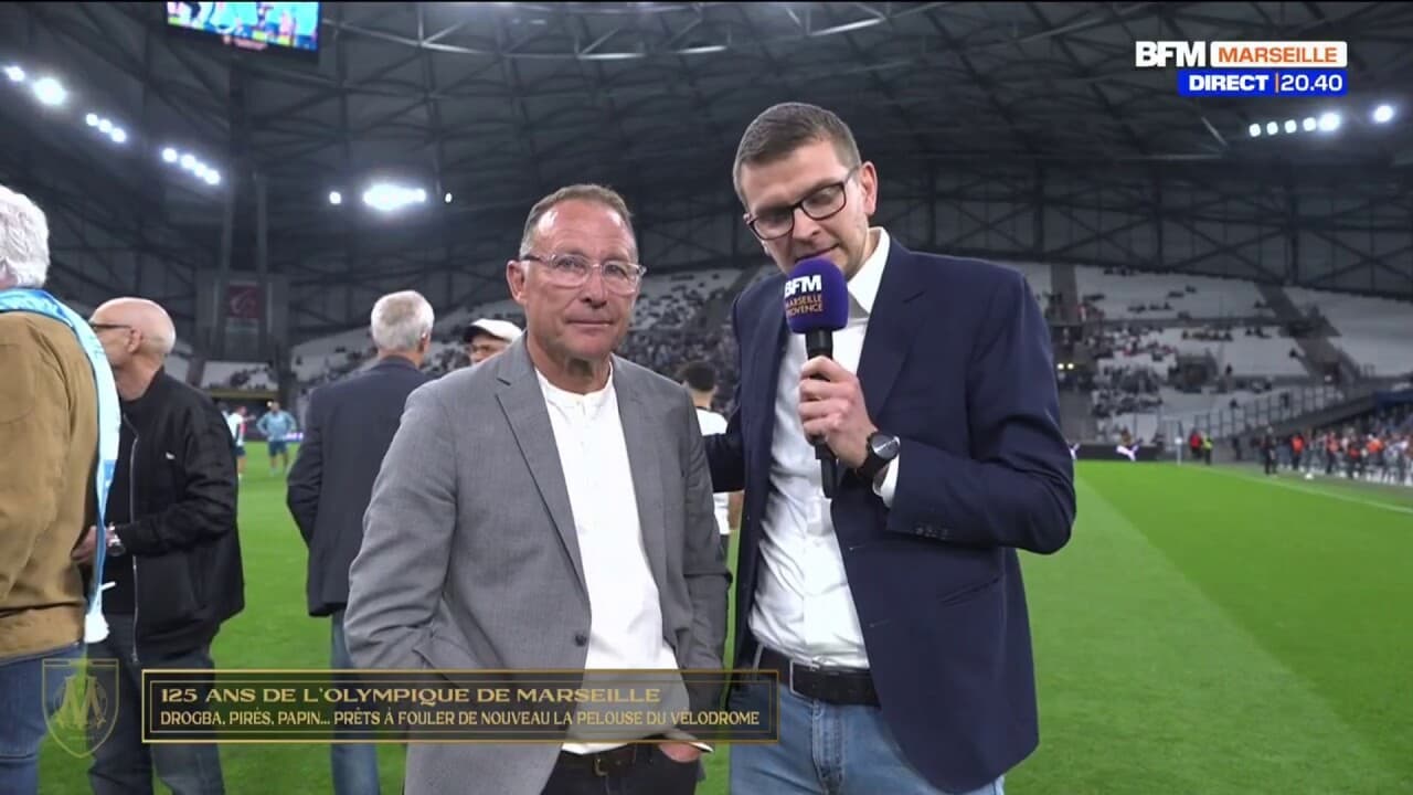 125 ans de l'OM: Jean-Pierre Papin heureux de retrouver la pelouse de ...