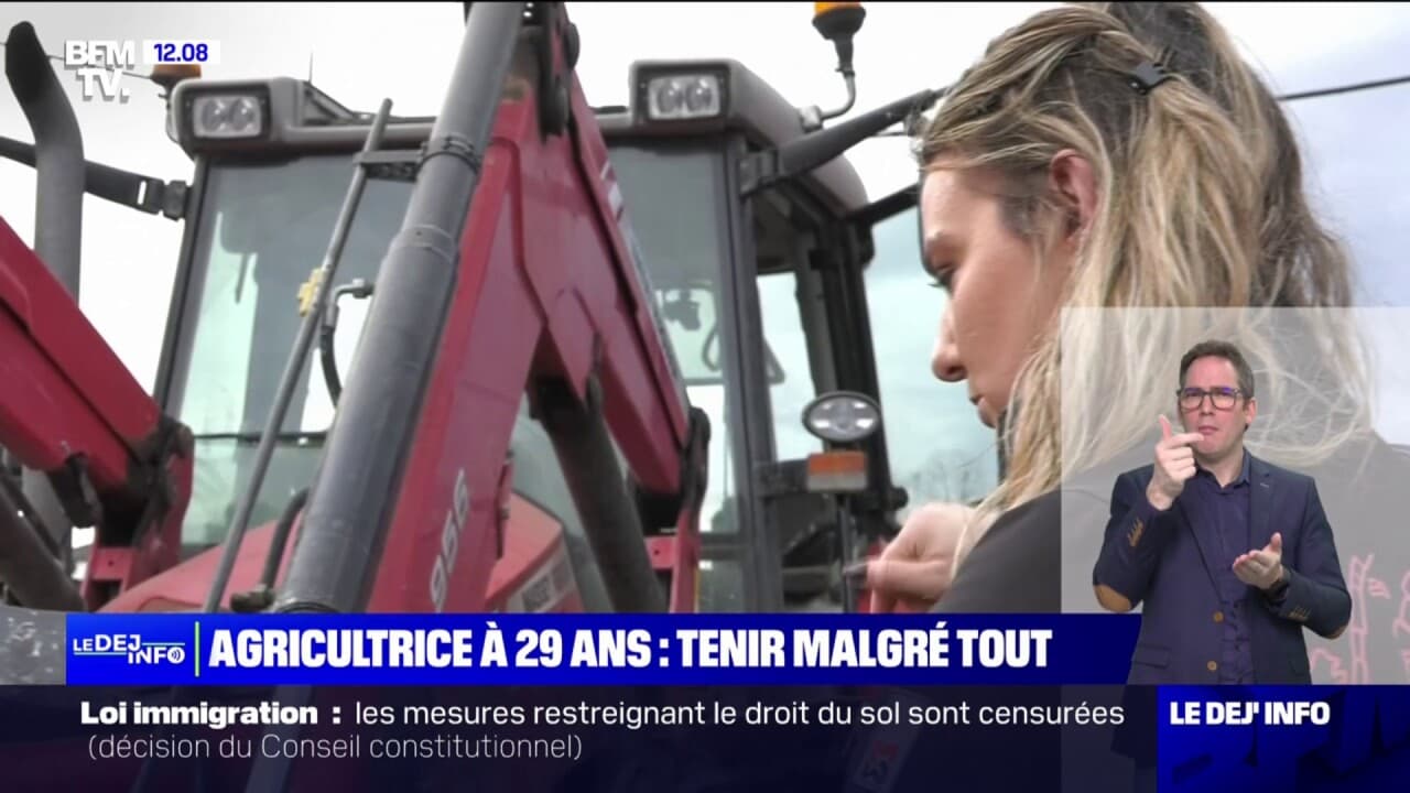 Cette agricultrice de 29 ans s'en sort notamment grâce à l'aide de ses ...