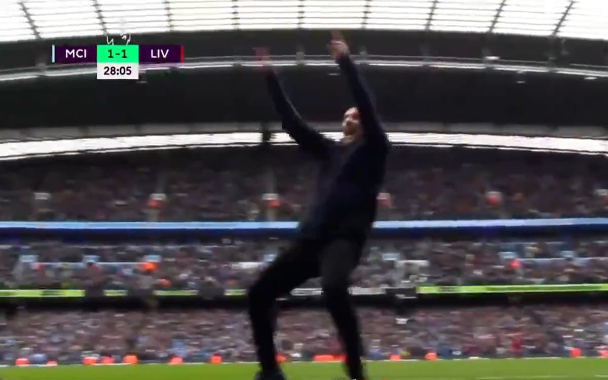 Manchester City-Liverpool: la célébration WTF de Guardiola… avec des ...