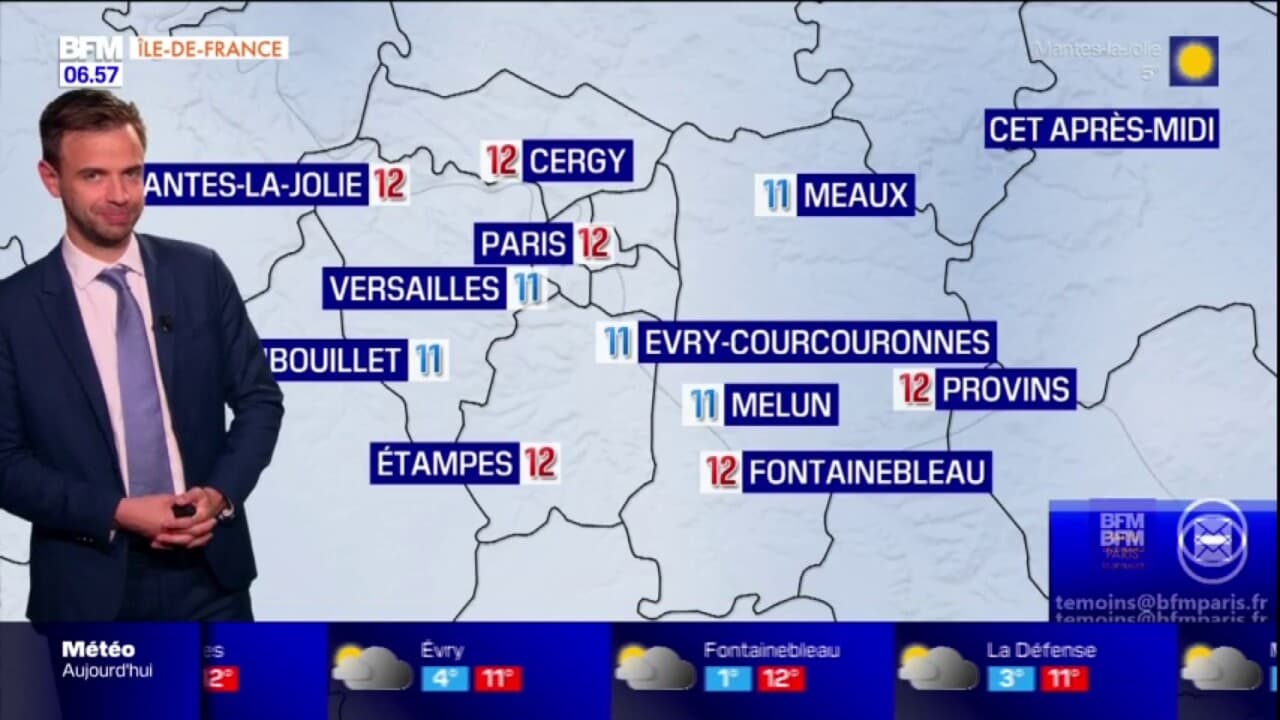 Météo Île-de-France: un ciel ensoleillé et voilé en ce lundi, il fera ...