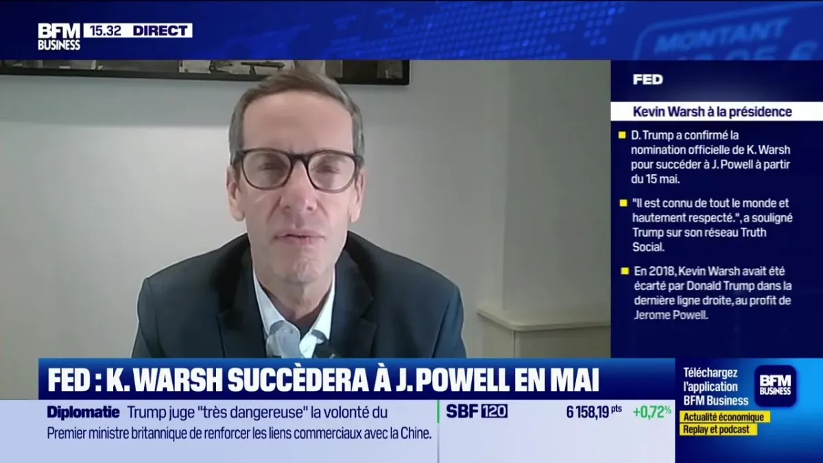 USA Today : FED, K. Warsh succèdera à J. Powell en mai, par John ...