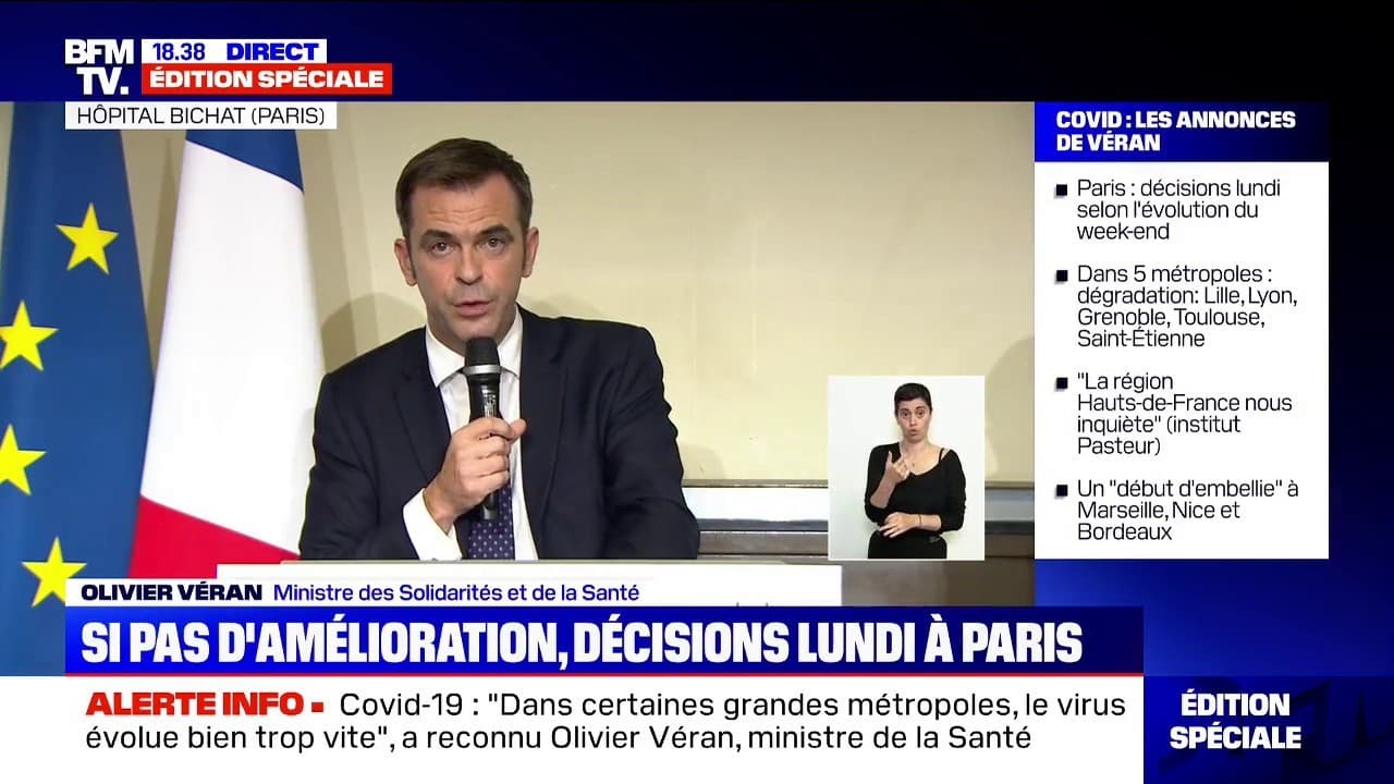 Oliver Véran: "75% des tests sont rendus en moins de 48 heures"