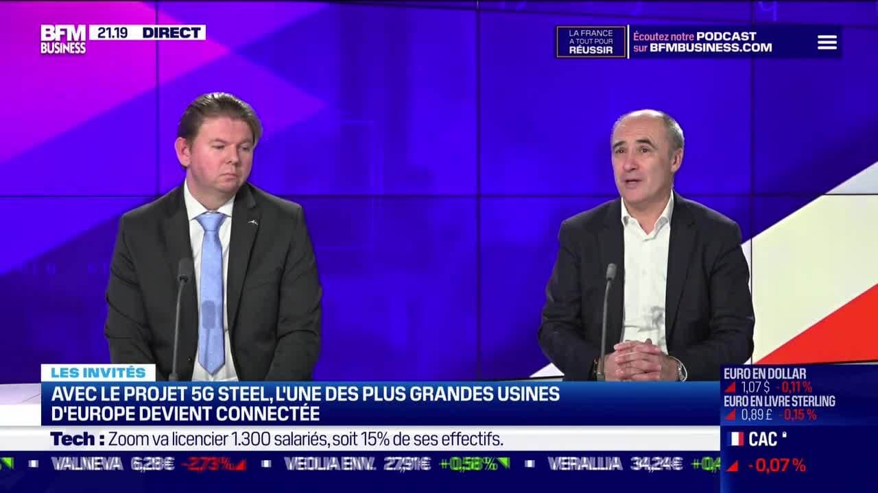 Avec le projet 5G Steel, l’une des plus grandes usines d’Europe devient ...