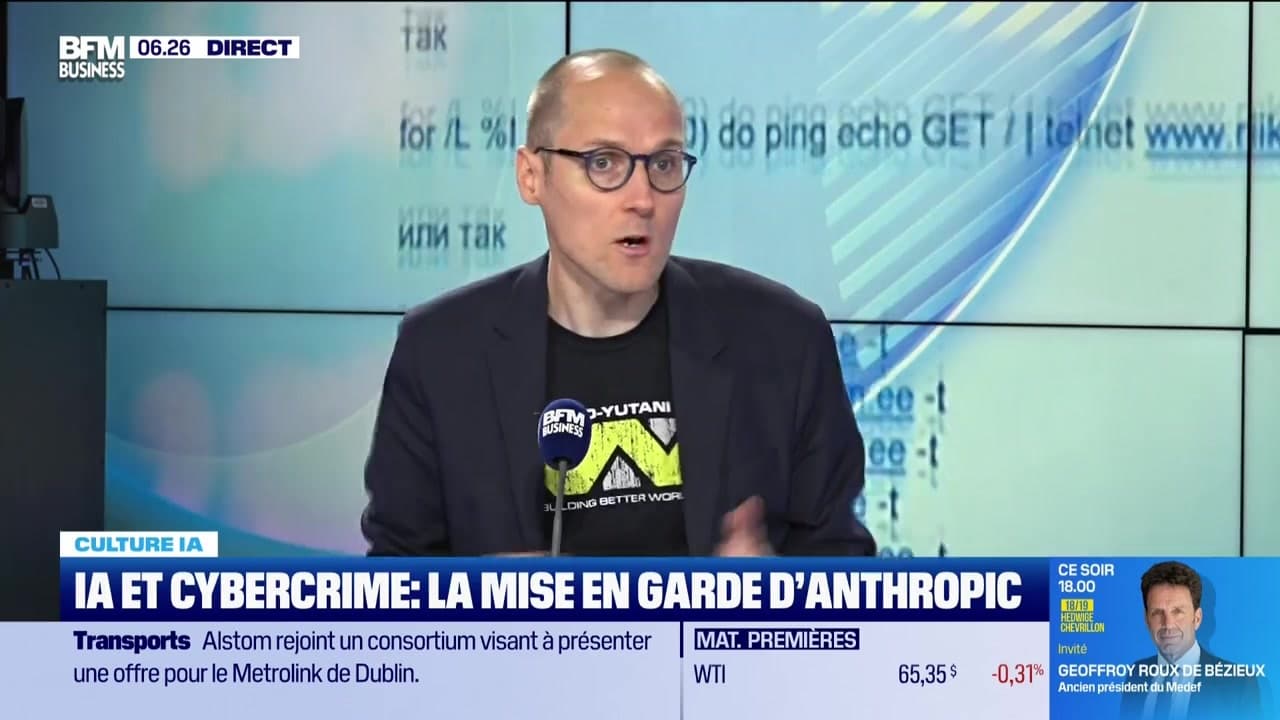 Culture IA : IA et cybercrime... la mise en garde d'Anthropic, par Anthony Morel - 03/09
