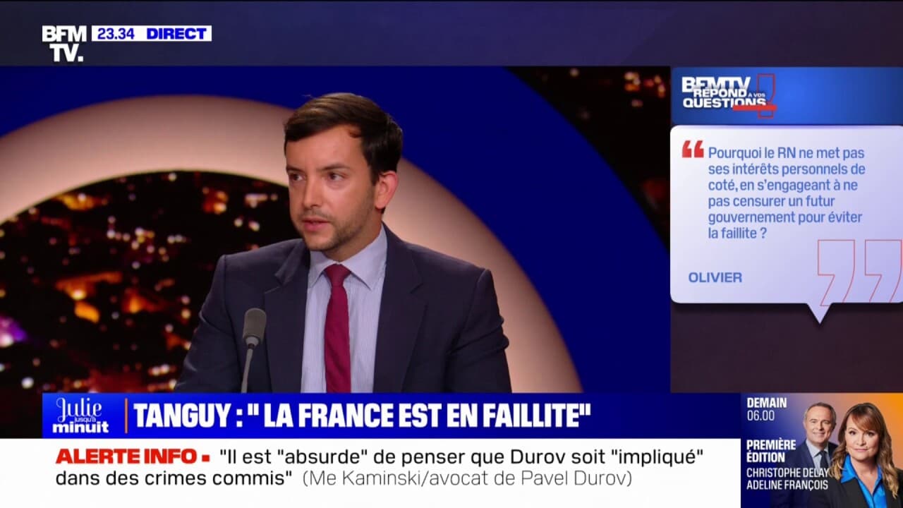 Jean-Philippe Tanguy (RN): "Bernard Cazeneuve, c'est Emmanuel Macron, c ...