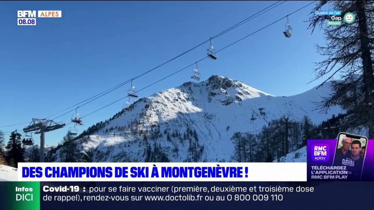 Hautes-Alpes: l'équipe de France de géant à Montgenèvre