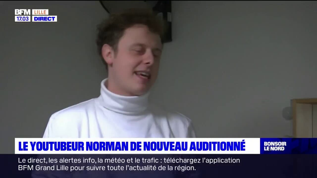 Le youtubeur nordiste Norman de nouveau auditionné