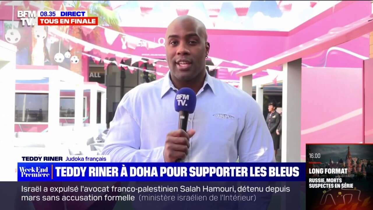 Teddy Riner à Doha: "On sent la tension monter, même nous qui sommes juste supporters"
