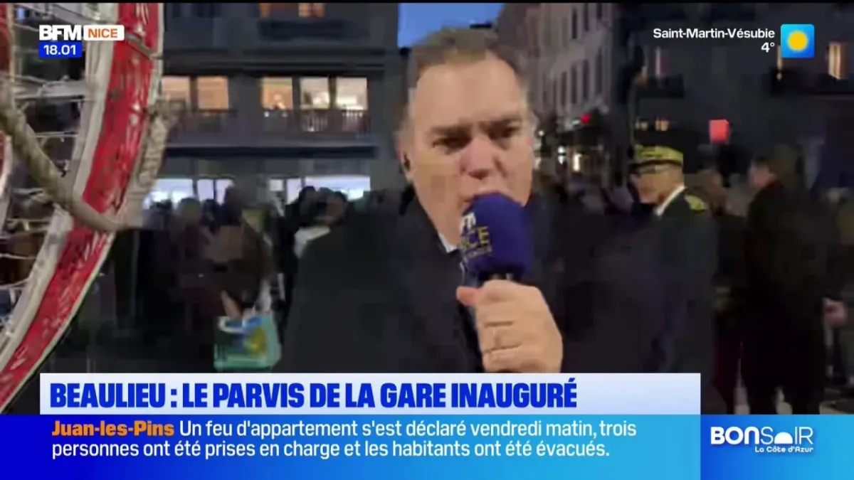 Beaulieu : le parvis de la gare inauguré ce vendredi soir en présence ...