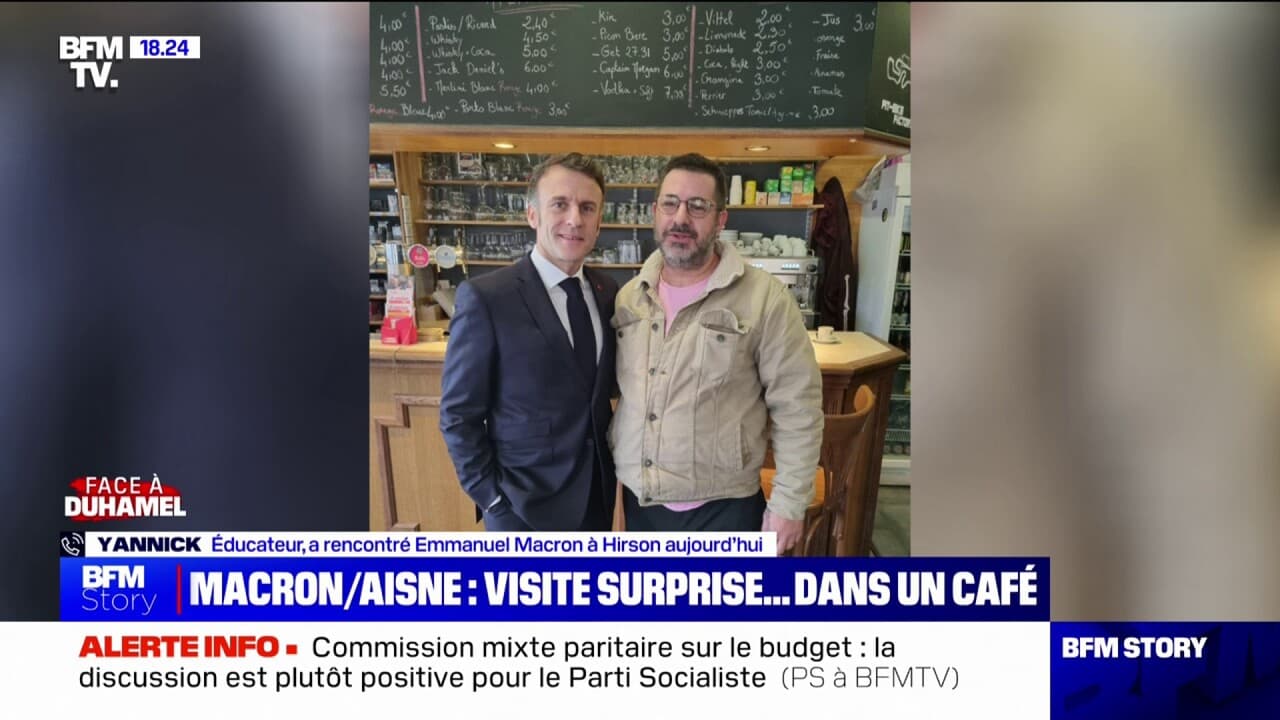 "On pensait à un canular": Le témoignage de Yannick, éducateur, qui a rencontré Emmanuel Macron ...