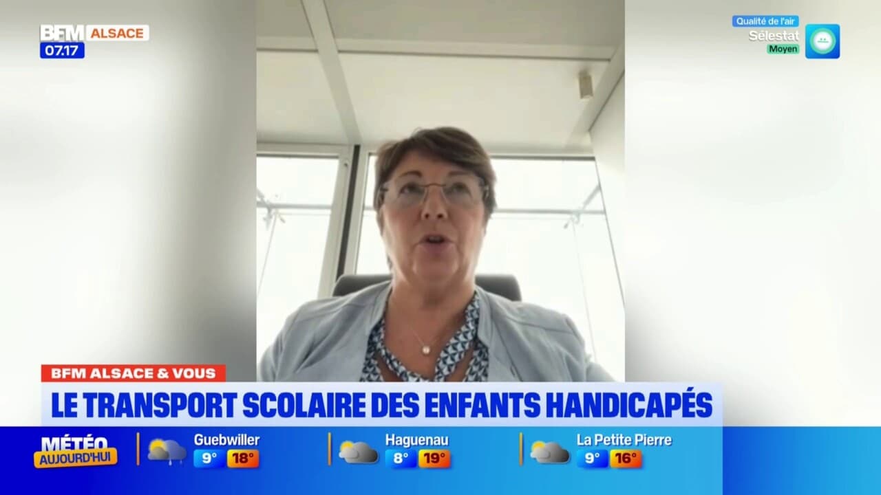 BFM Alsace et vous: le transport scolaire des enfants en situation de ...
