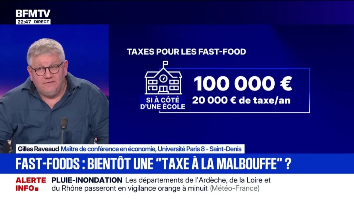 Une taxe pour les fast-foods: "Les prix structurent absolument nos vies ...