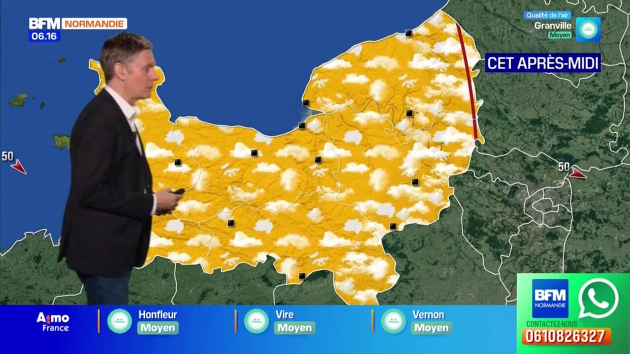 Météo Normandie: des éclaircies et des nuages prévus ce lundi, jusqu’à ...