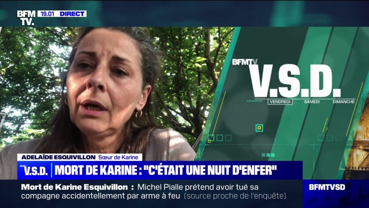 Meurtre de Karine: "Je suis effondrée", explique sa sœur, Adélaïde Esquivillon