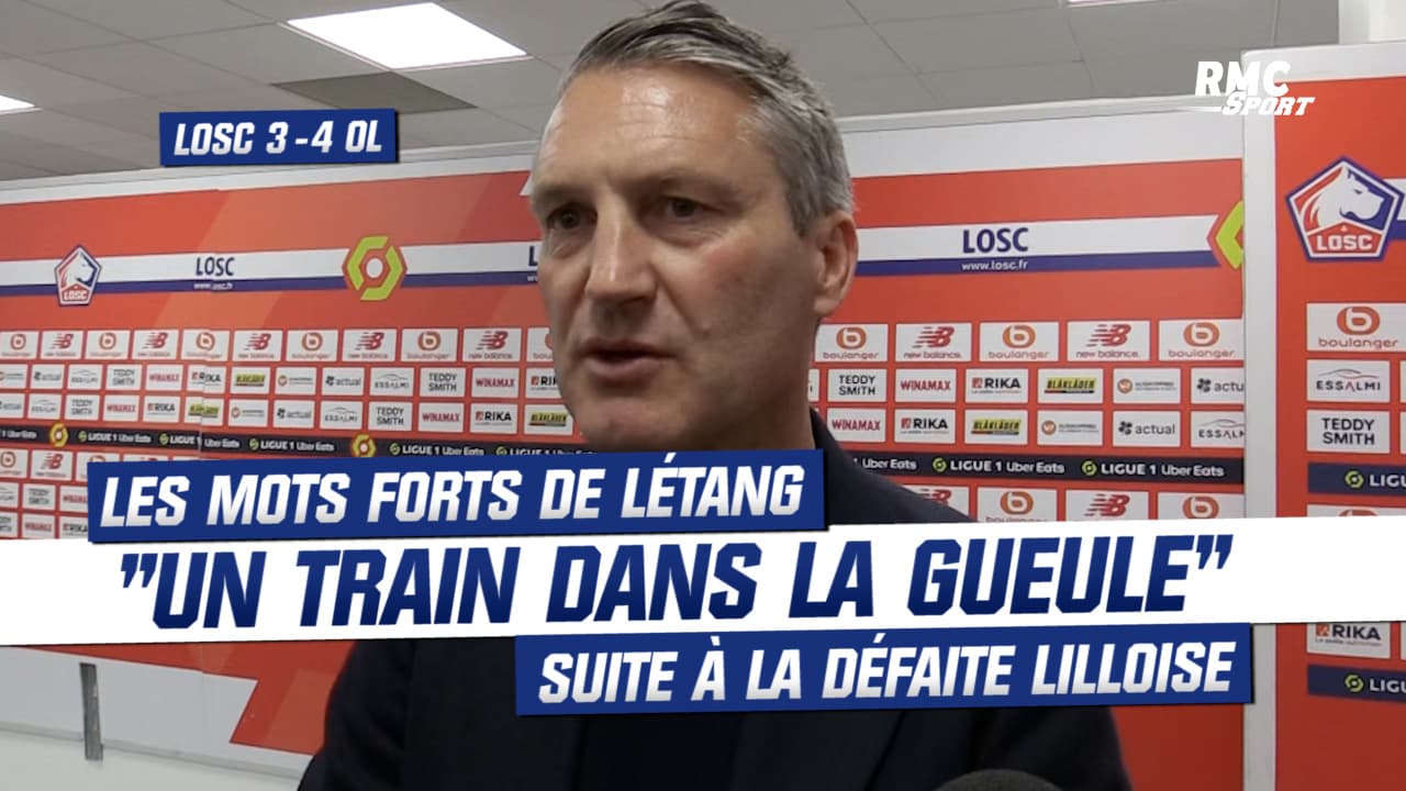 LOSC 3-4 OL : "On s'est pris un train dans la gueule", les mots forts ...