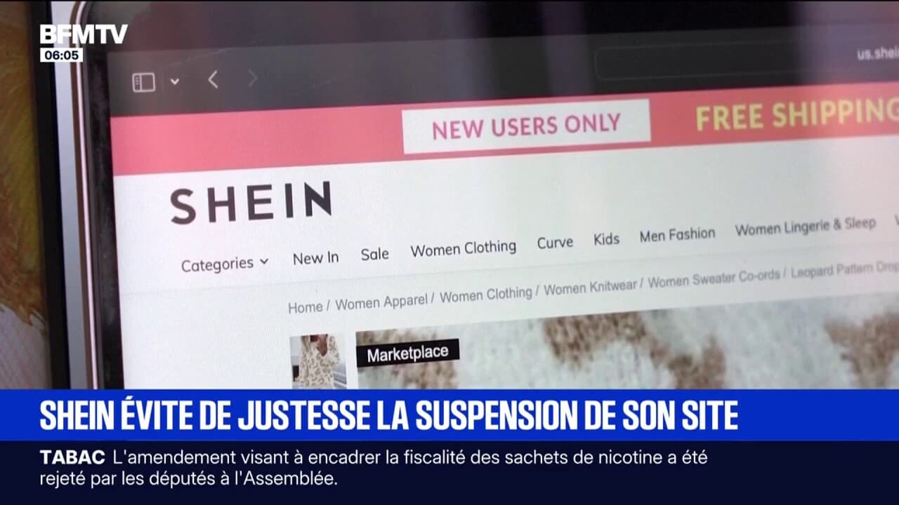 Shein: la plateforme échappe à une suspension en France mais reste "sous surveillance rapprochée"