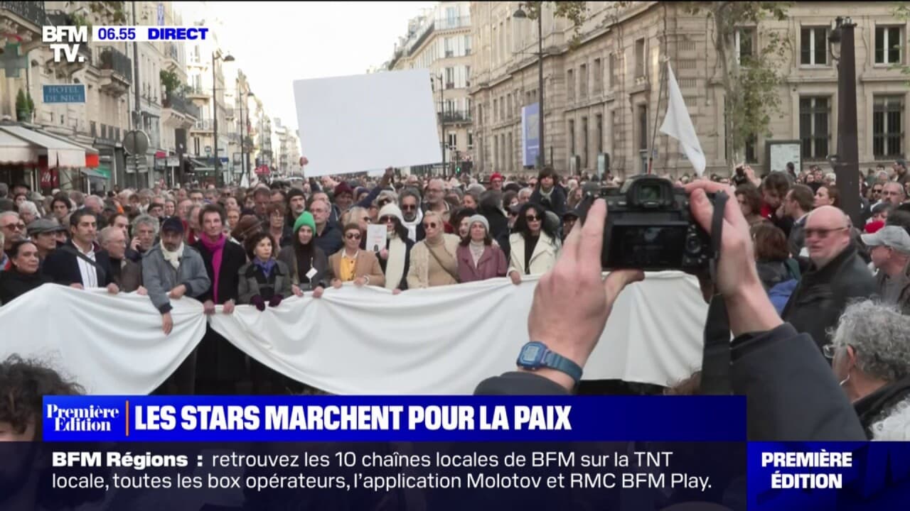 Israël/Hamas: le monde de la culture a marché pour la paix ce dimanche ...