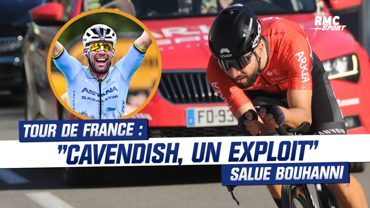 Tour de France : Cavendish, "ça relève de l'exploit" salue Bouhanni