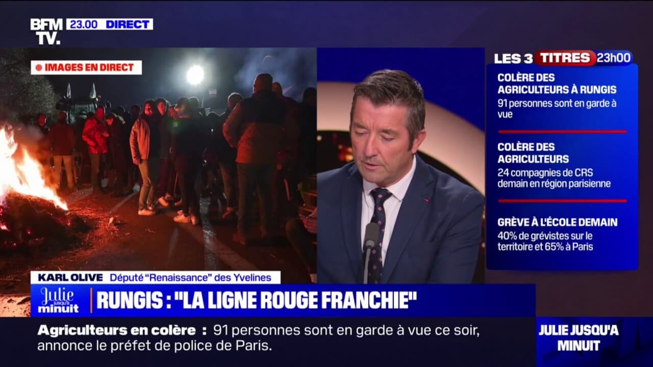 Intrusion à Rungis: "Dès lors qu'il y a un trouble à l'ordre public, il ...